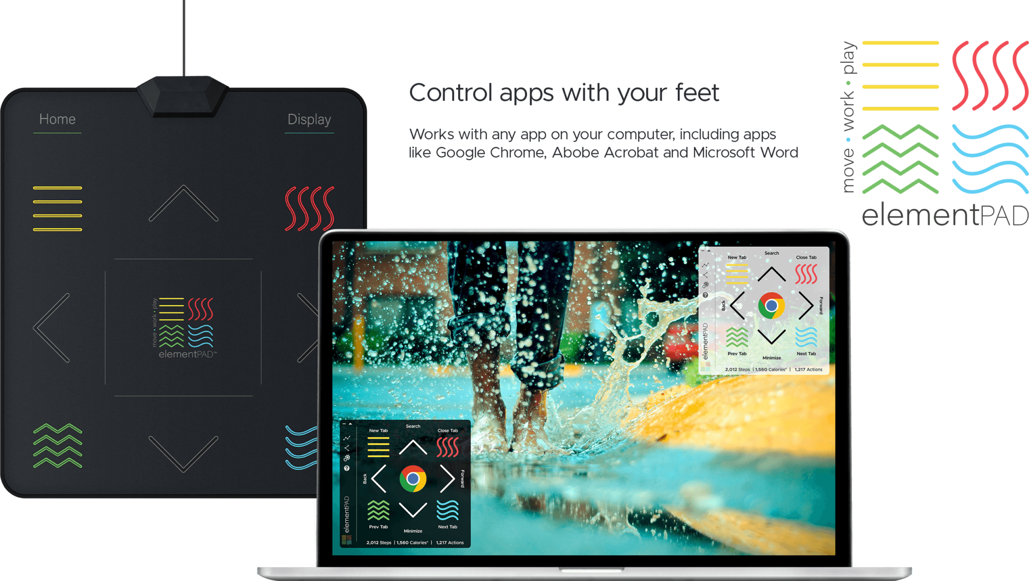 ElementPad – Interactive Product Design for Movement-Driven Computing